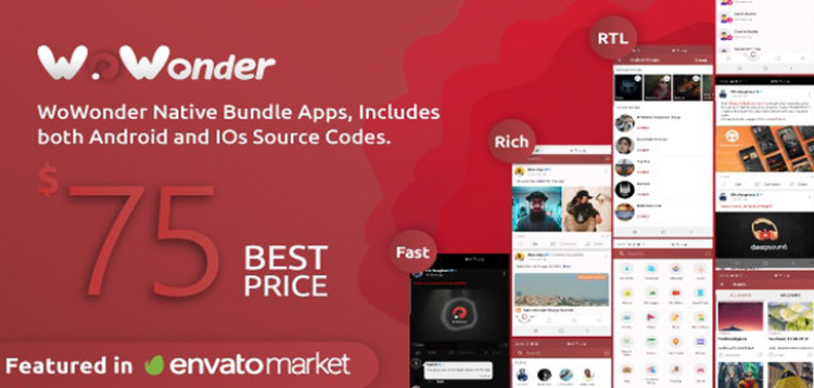 Download Mobile Native Social Timeline Applications For Wowonder Social Php Script V512 7002