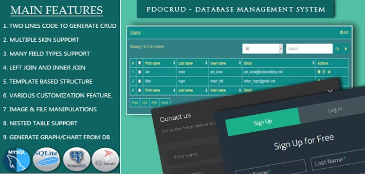 Download PDO Crud – Advanced PHP CRUD application (Form Builder ...